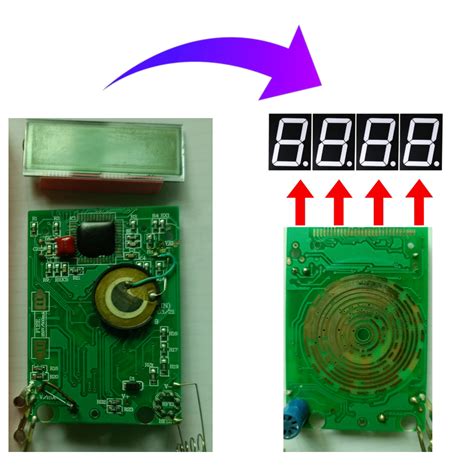 How Do I Exchange LCD Display With 7 Segment LED Display