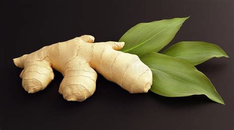 Medicinal Ginger Leaf Stock Illustration Illustration Of Antioxidant