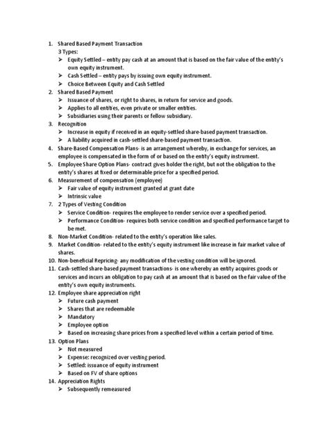 shared based payment 15 download free pdf equity finance option
