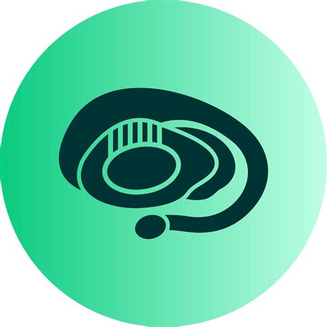 Basal Ganglia Dual Tone Gradient Circle Icon 47481116 Vector Art At