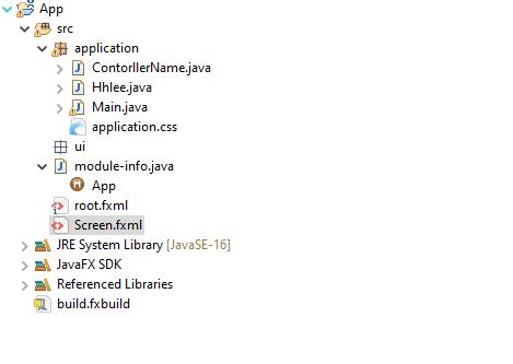Eclipse Getting Error When Using Controller In Fxml File JAVA Code