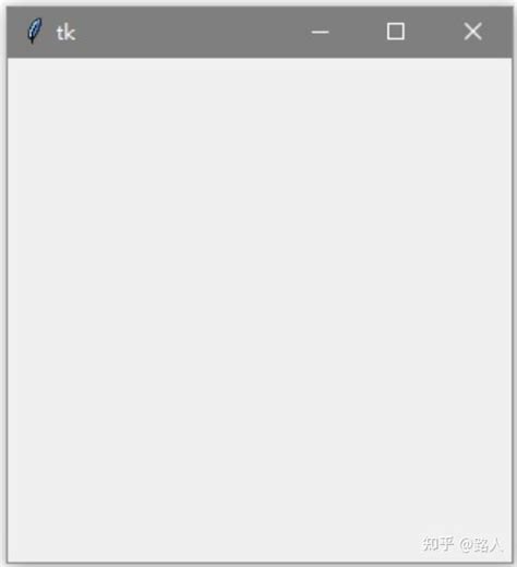 Python Tkinter 窗口的管理与设置（一）：窗口的最小框架 知乎