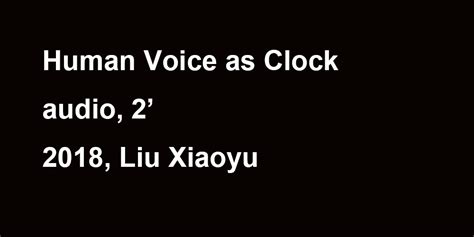 刘筱雨 Liu Xiaoyu 独立映像艺术空间 Independent And Image Art Space