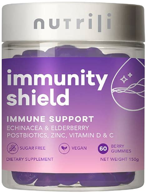 Nutrili Immunity Shield Gummies Sugar Free 60 Gummies In Bahrain