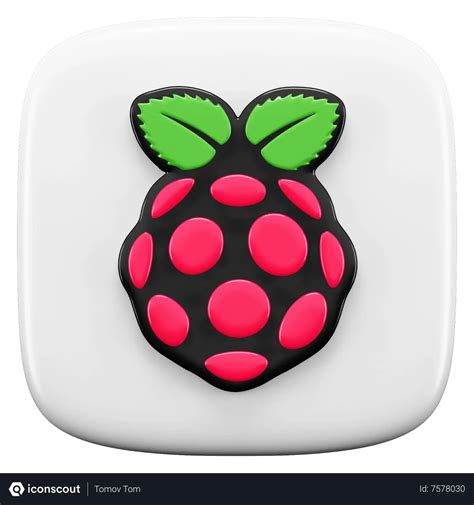 Free Raspberry Pi Logo 3d Icon Download In Png Obj Or Blend Format