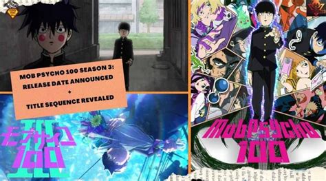 Mob Psycho 100 Season 3 Release Date Announced Trailer Revealed