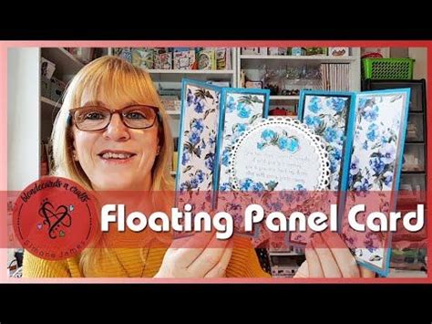 Gatefold Floating Panel Card Blondecards N Crafts YouTube Gatefold Cards Fun Fold Cards