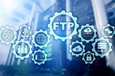 Premium Photo FTP File Transfer Protocol Network Transfer Data To Server On Supercomputer