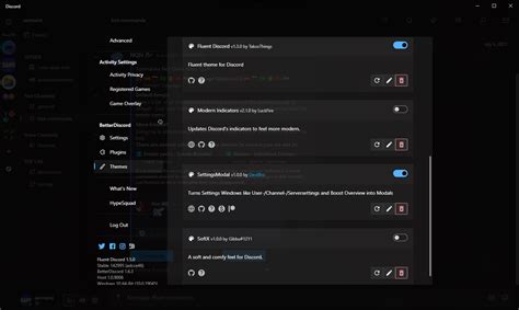 settings modal · issue 179 · takosthings fluent discord · github