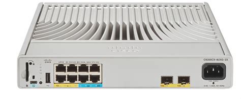 Cisco Catalyst 9000 Compact Switch 8 Port Upoe With 4xmgig240we C9200cx 8uxg 2x E En