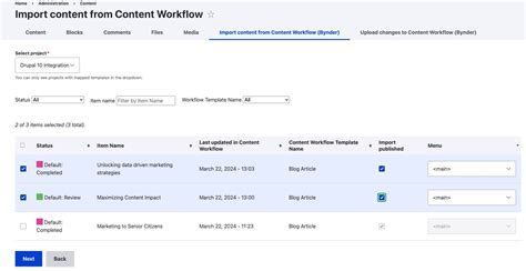 Drupal Integration In Content Workflow Bynder Support