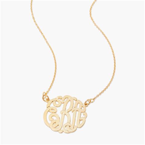 Fulton Classic Monogram Necklace Brook And York
