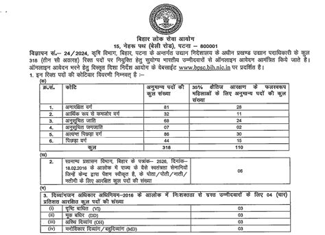 BPSC Block Horticulture Officer Recruitment All Exam Review
