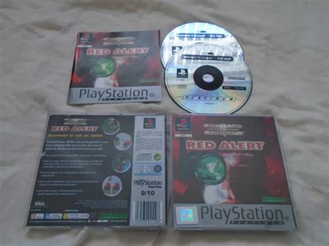 Command And Conquer Red Alert Ps1 Complete Rare Platinum Sony