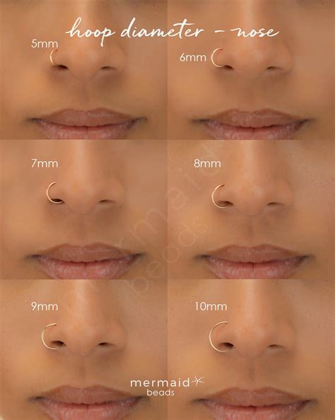 Nose Ring Seamless Nose Ring Hoop Septum Gold Nose Ring Rose