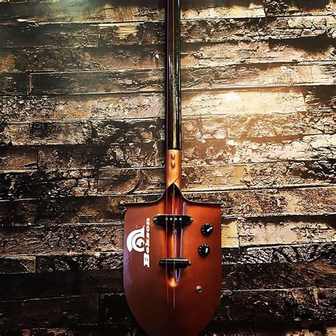 Bekson Shovel guitar - 3 strings . copper color | Reverb