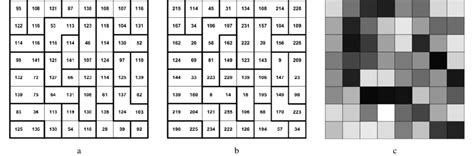 Third Stage Output Example A Pixels Values Matrix Associated To