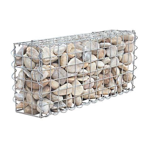 Hot Dipped Galvanized Stone Cage Rock Filled Gabion Baskets