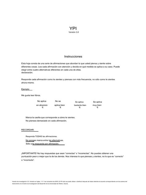 Ypi English Pdf