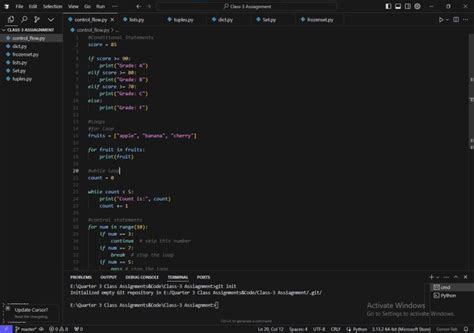 Class 03 Assignment Overview I Learn Loops Sets Tuples Frozensets