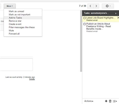 How To Add Emails To Google Tasks Within Gmail Make Tech Easier