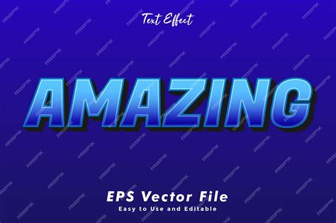 Premium Vector Amazing Text Effect Editable And Easy To Use