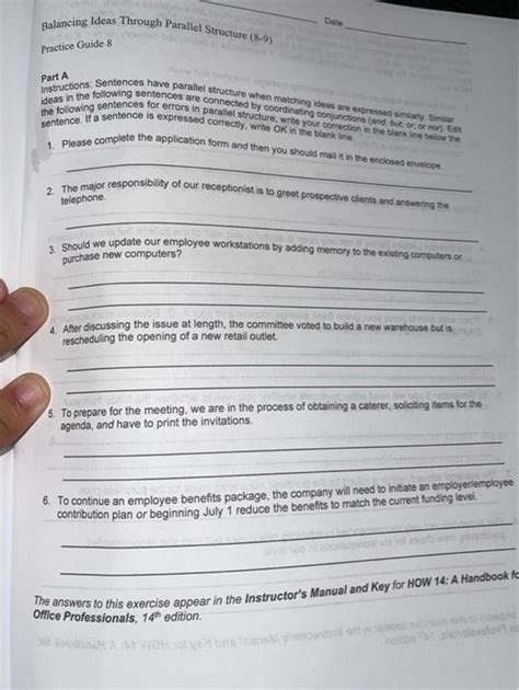 Solved Emphasizing And Deemphasizing Ideas 8 9 Date