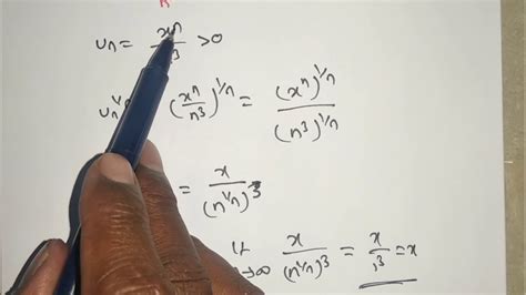Problems On Cauchys N Th Root Test Youtube