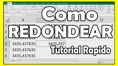 Redondeo en Excel Consejos y trucos para hacerlo fácilmente DonComo