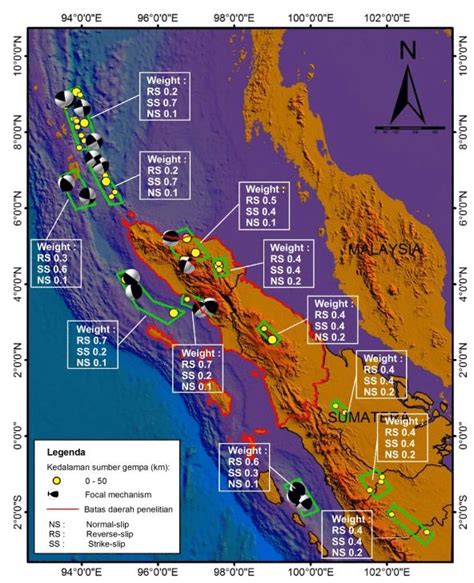 Map Of The Fault Segment That Is Used In Research Download Scientific