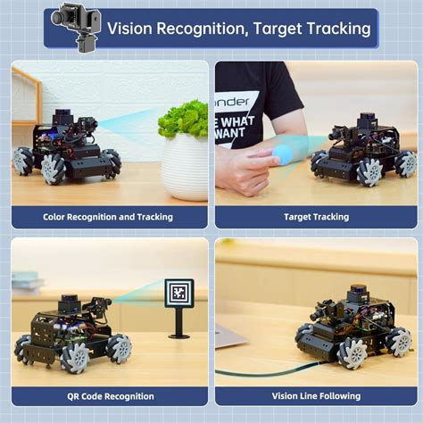 Lewansoul Ros2 Robot Car For Raspberry Pi 5 Programmable Ai India Ubuy