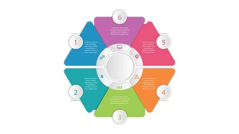 Circular Diagram With Five Options For Each Of The Four Sections Google Slide Theme And