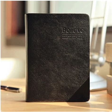 양장본 빈티지 두꺼운 종이 메모장 가죽 성경 일기 저널 플래너 학교 사무실 문구 용품노트북 컴퓨터 Aliexpress