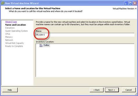 install guest operating system vmware esx server