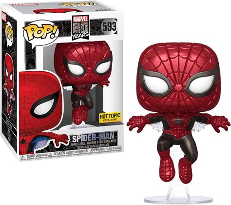 Marvel Figura Pop 80th First Appearance Spider Man Exclusive Amazon
