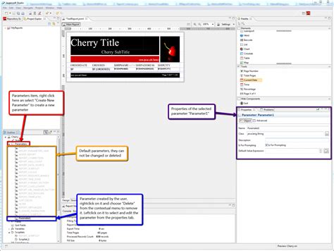 Using Report Parameters In Jaspersoft Studio Best Practices Jaspersoft Community