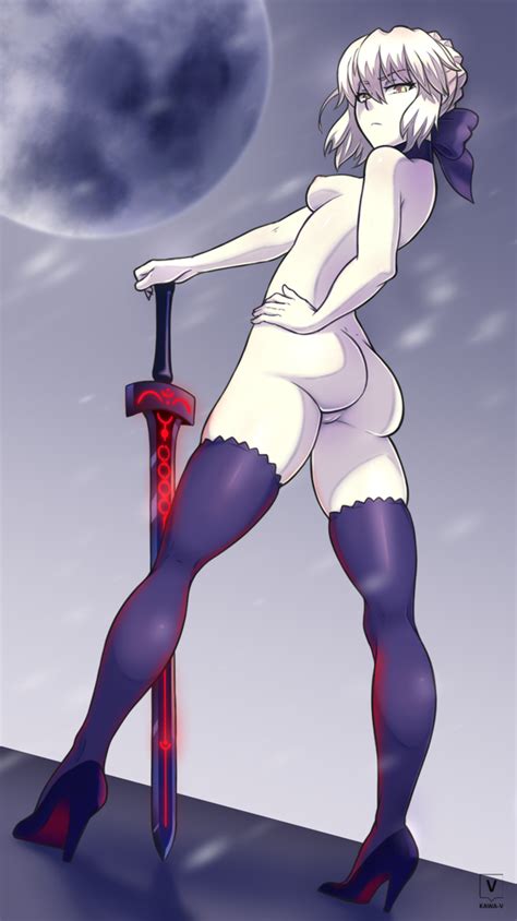 Foto De Saber And Saber Alter Fatestay Night And Fate Series Drawn