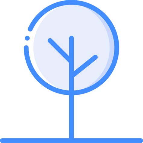 Tree Basic Miscellany Blue Icon Tree Basic Miscellany Blue Icon