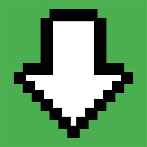 Pixel Art Of Arrow Icon Button Arrow Pointer Icon Arrow Cursor With