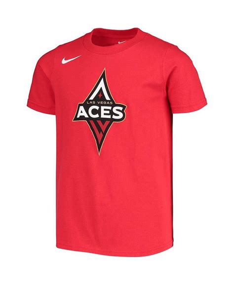 Nike Mens Red Las Vegas Aces Wnba Logo T Shirt Macys
