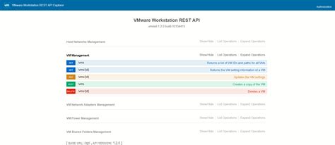 Setting Up And Using The Workstation 15 Pro Rest Api Virtualguk