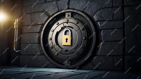 Premium Photo Vpn Tunnel Padlock Symbol At Entrance Of Encrypted Tunnel