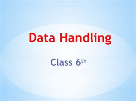 Data Handling Presentation With Solved Examples Pptx Geography