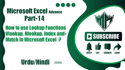 How To Use Lookup Functions Vlookup Hlookup Index And Match In