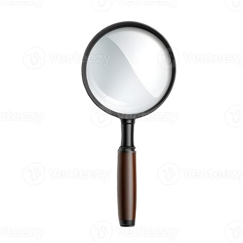 AI Generated Magnifying Glass Isolated PNG