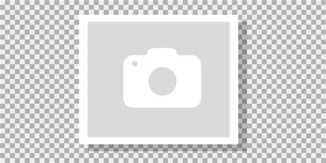 그림자가 있는 정사각형 사진 프레임의 레이아웃입니다 프리미엄 벡터