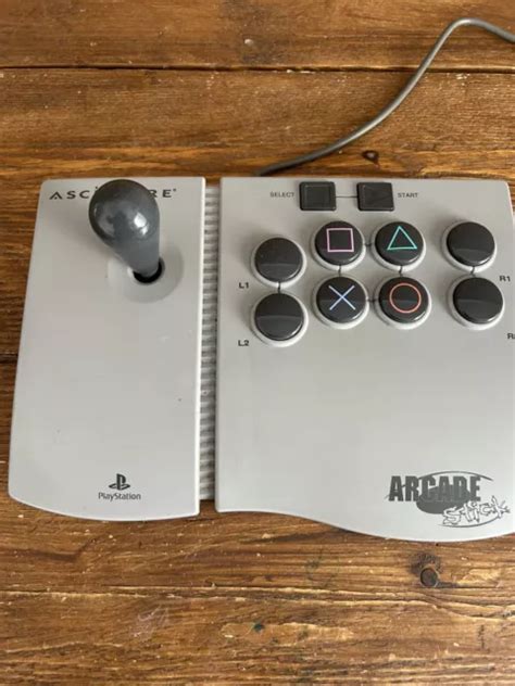 controller joystick ascii ascii arcade stick playstation 1 ps1 testato
