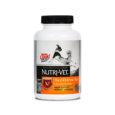Нутри-Вет Защита шерсти для собак 60таб. Nutri-Vet Defense Max