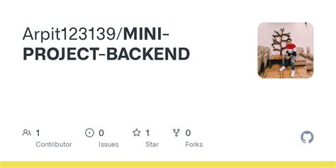 GitHub Arpit MINI PROJECT BACKEND