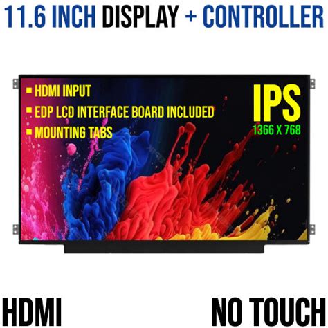 11 6 Lcd 30 Pin Edp Interface With Controller Micro Robotics